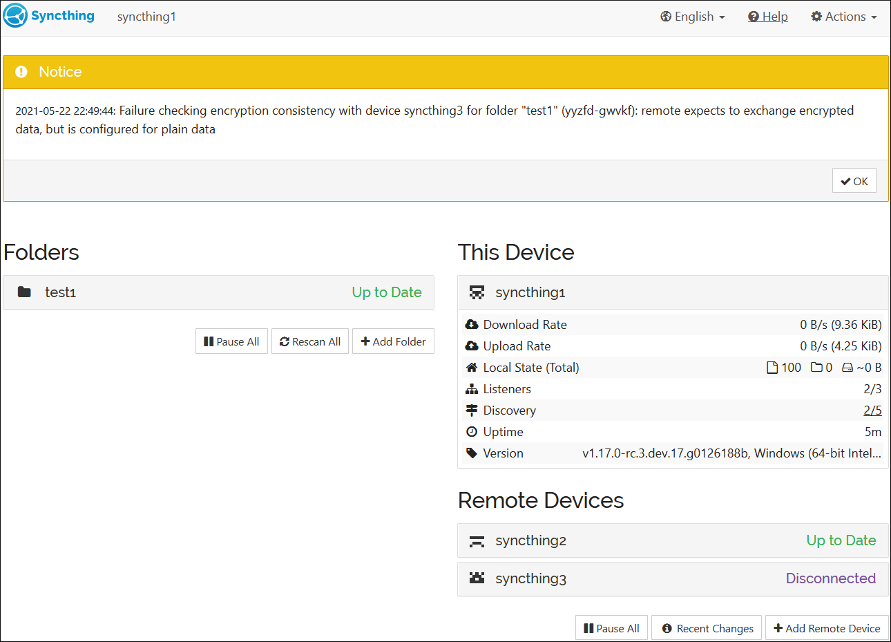 Accepting a receive encrypted folder share should prompt the user to input a password · Issue ...