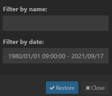 Restore versions file filter should be case insensitive · Issue #7973 · syncthing/syncthing · GitHub