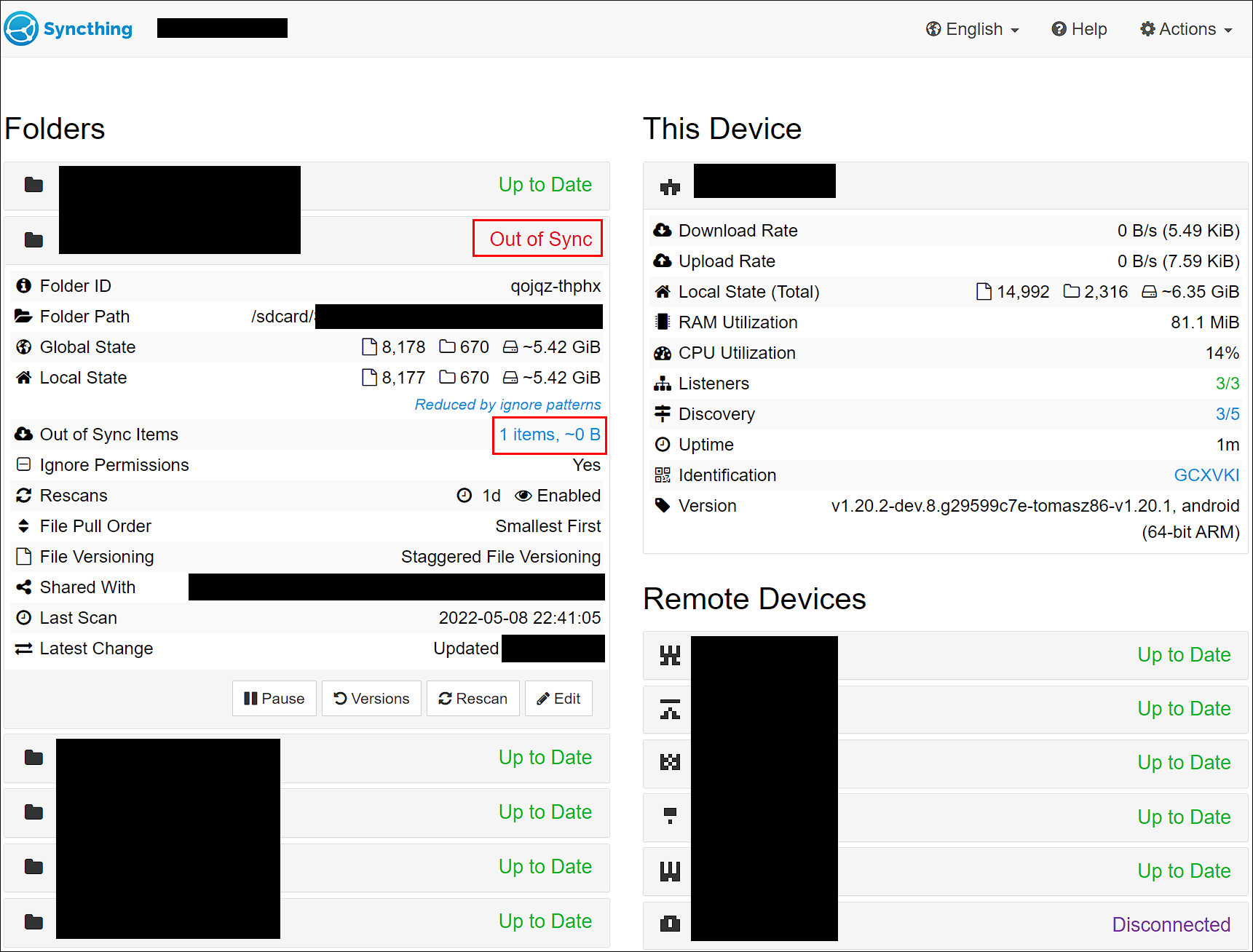 During scanning, there is incorrect 0% suffix being shown on label · Issue #8331 · syncthing ...