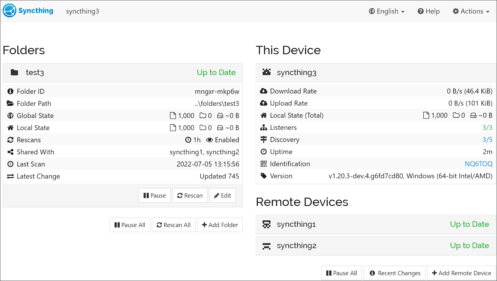 "folder marker missing" and doubled global state after removing and re-adding folder in a 3 ...