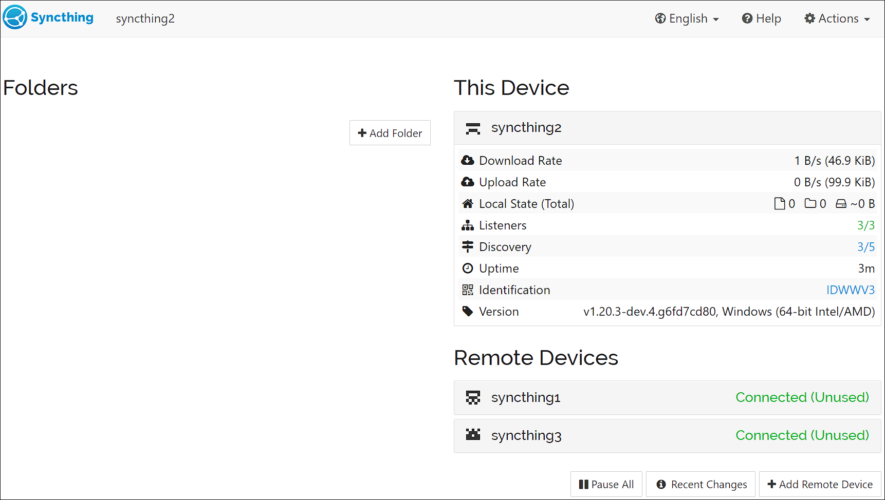 "folder marker missing" and doubled global state after removing and re-adding folder in a 3 ...