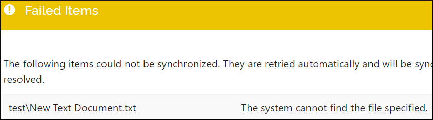"Failed items" and/or "Out of Sync" errors when using nested folders · Issue #7074 · syncthing ...