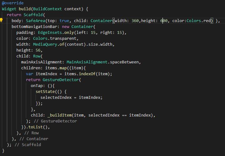 SafeArea around Scaffold with BottomNavigationBar -> How to remove Bar ...