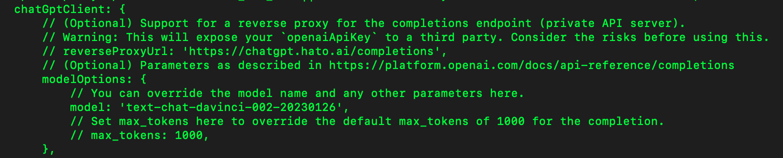 default model seems to be removed · Issue #115 · waylaidwanderer/node-chatgpt-api · GitHub