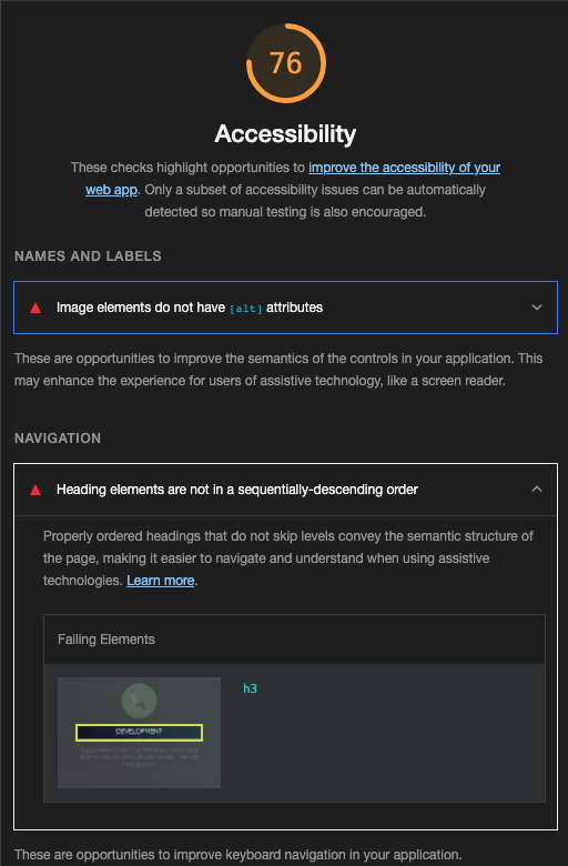 fix SEO and accessibility issues · Issue #10 · Aurora-Borealis-Dev/Aurora-Borealis-Dev.github.io ...