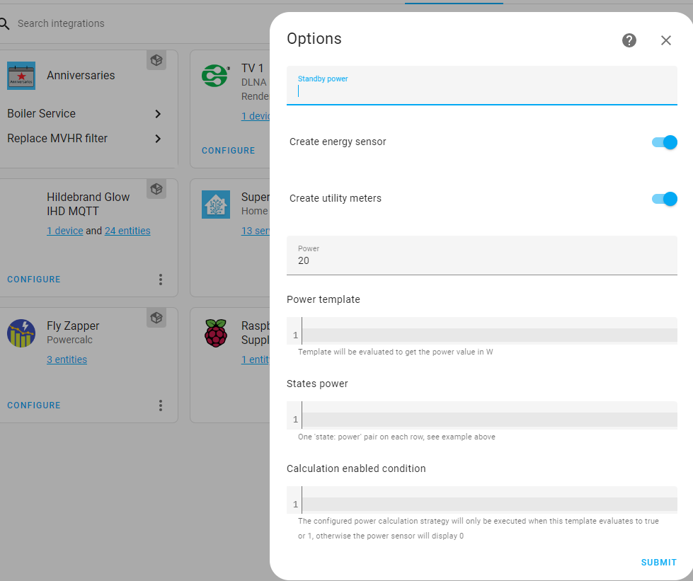 Edit existing sensors · Issue #1133 · bramstroker/homeassistant-powercalc · GitHub