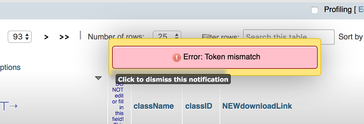 error when browsing tables via drop-down with page numbers · Issue #13625 · phpmyadmin ...