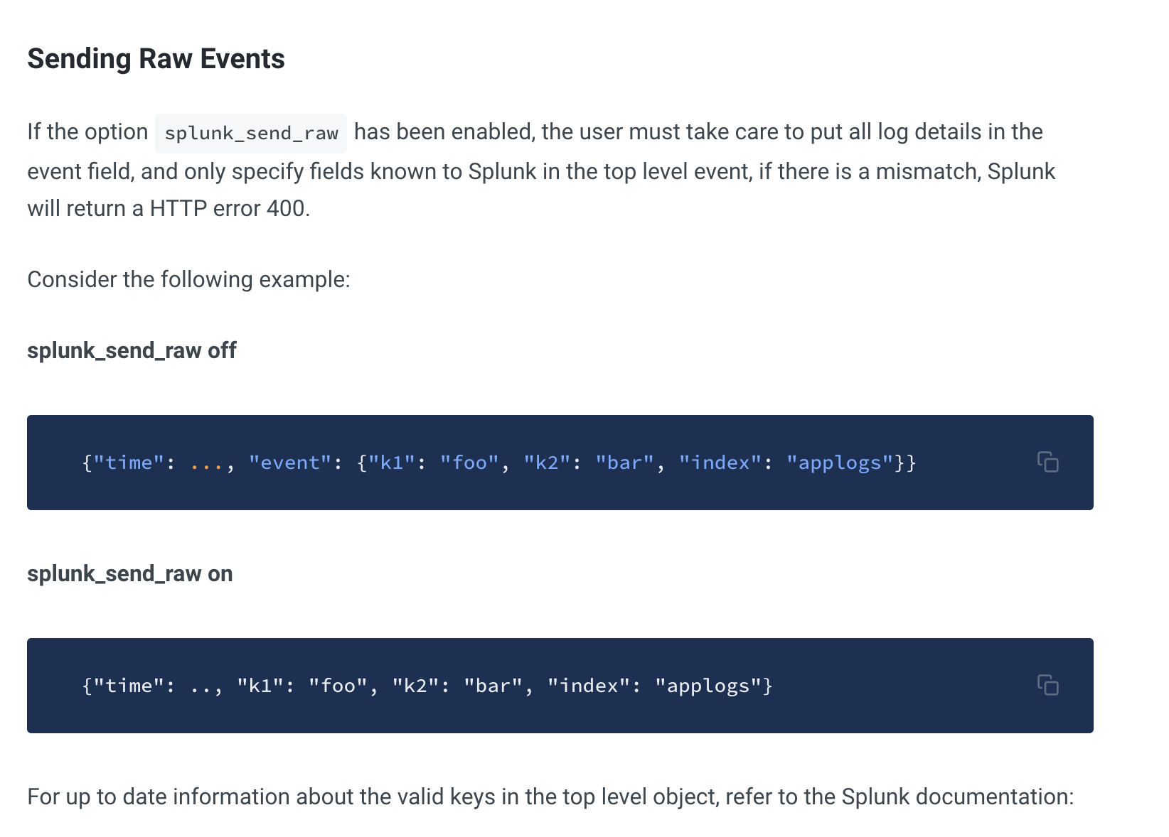 Splunk Output Splunksendraw Option Works In Opposite Logic · Issue 3021 · Fluentfluent Bit