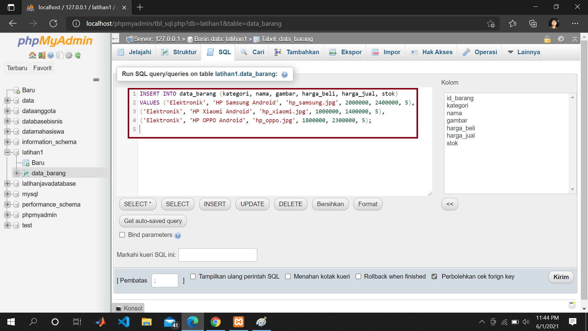 GitHub - alfanshaabif/Lab8Web: Pertemuan ke-10 - Tugas Praktikum 8 - ( PHP dan Database MySQL ...