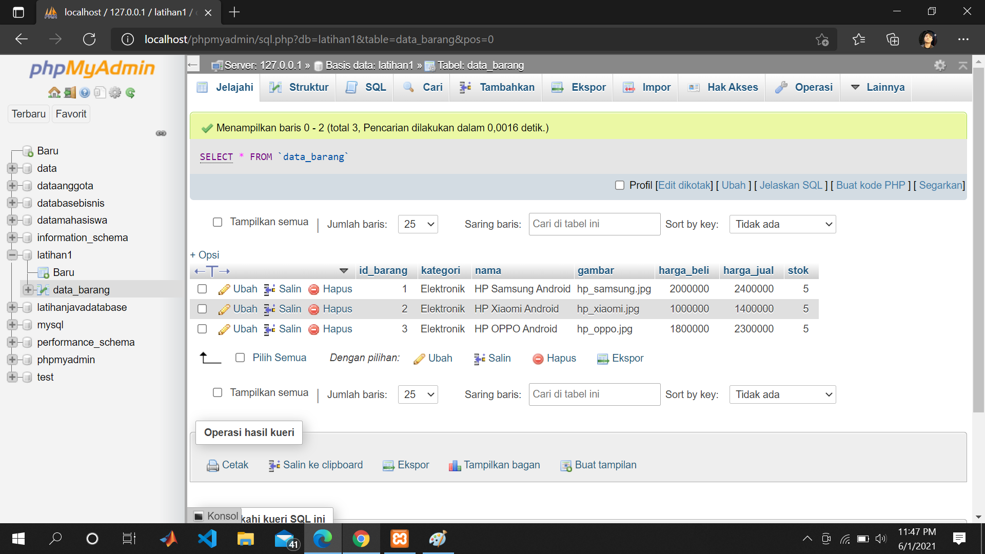 GitHub - alfanshaabif/Lab8Web: Pertemuan ke-10 - Tugas Praktikum 8 - ( PHP dan Database MySQL ...