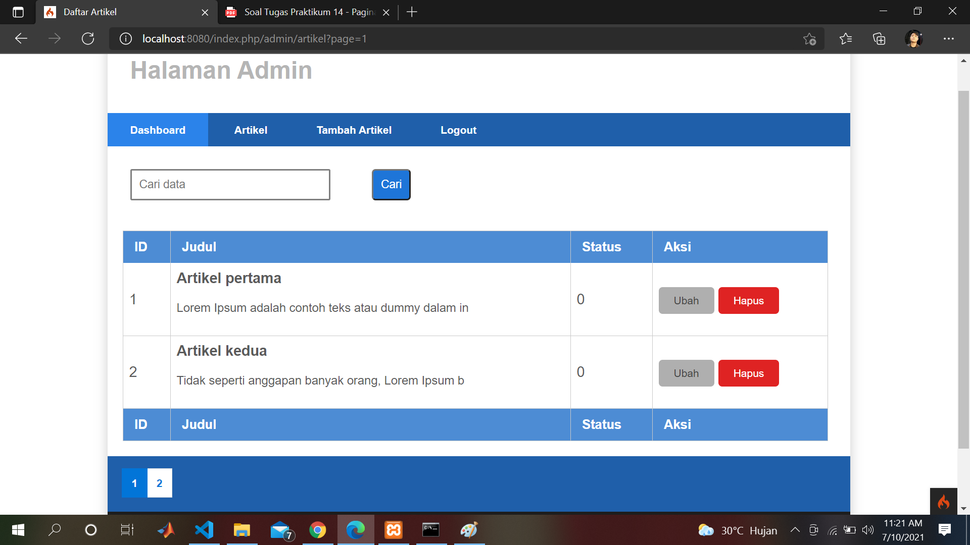 GitHub - alfanshaabif/Lab11Web: Pertemuan ke-12, 13, 14, 15 - Tugas ...