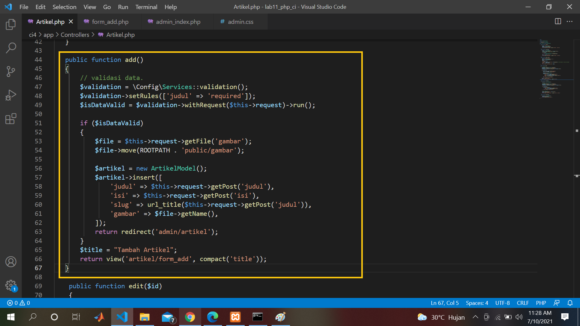 GitHub - alfanshaabif/Lab11Web: Pertemuan ke-12, 13, 14, 15 - Tugas ...