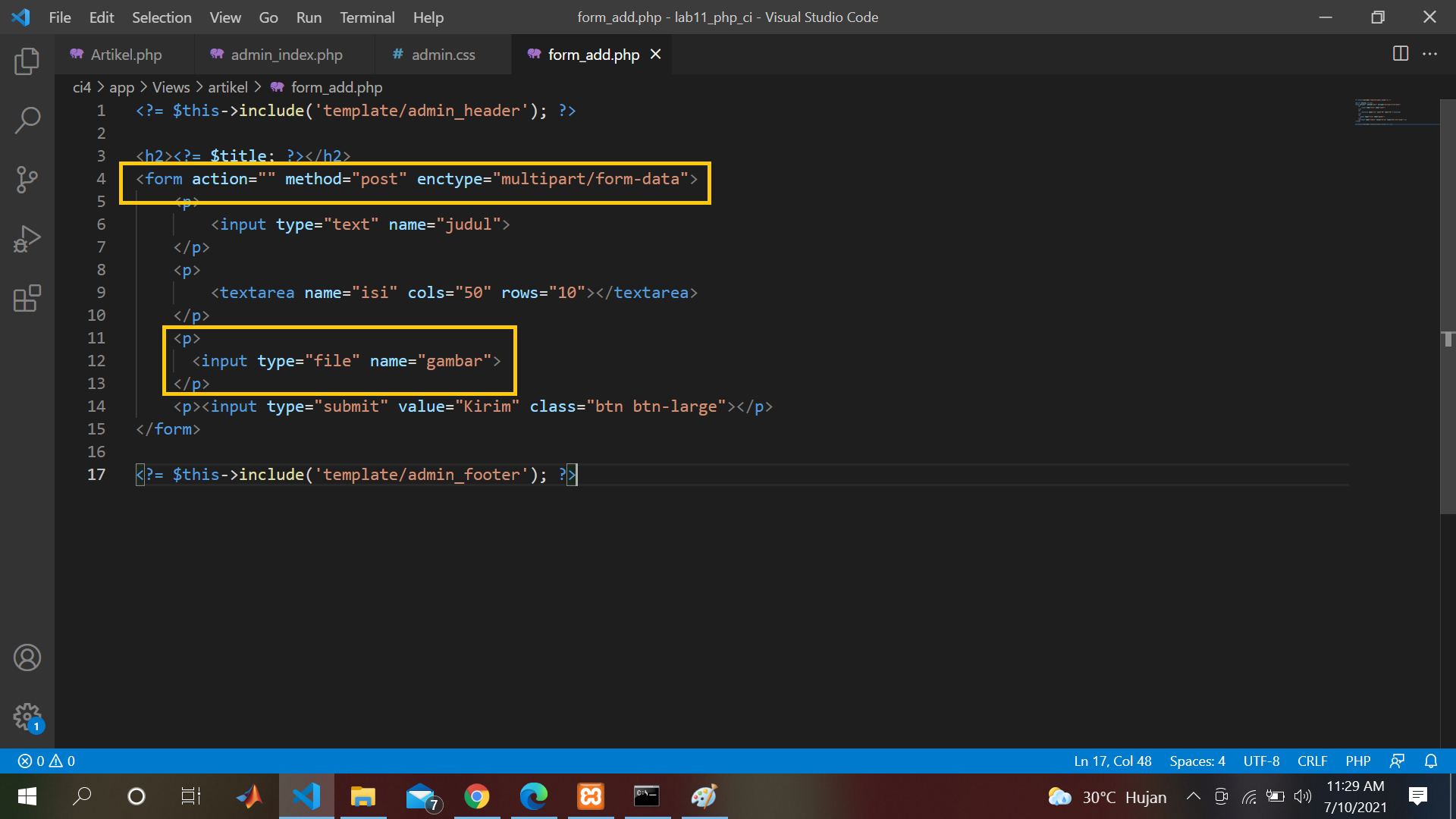 GitHub - alfanshaabif/Lab11Web: Pertemuan ke-12, 13, 14, 15 - Tugas ...