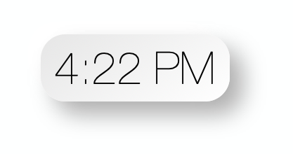 GitHub - 0x41c/simple-neo-clock: A simple Neomorphic clock for übersicht!