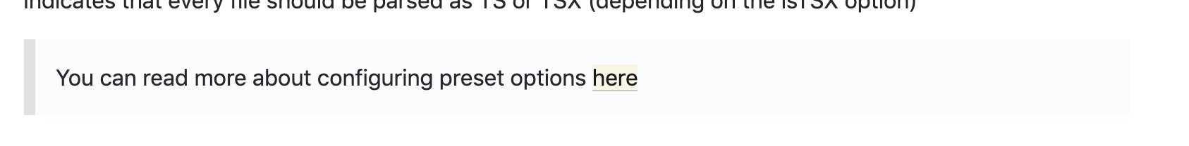 Babel Preset Typescript Babelrc Unknwon Options Istsx And Allextensions · Issue 10141