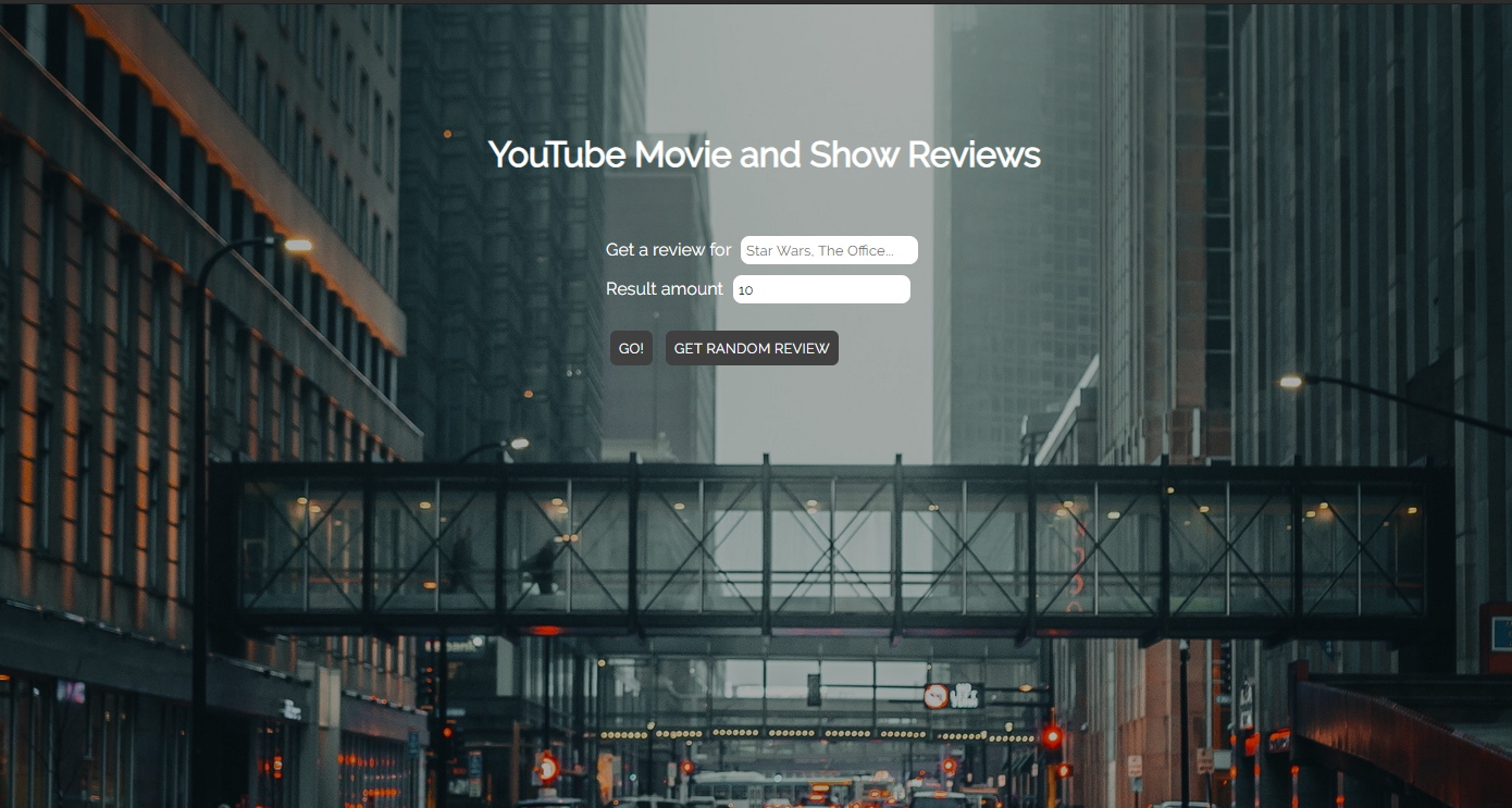 GitHub - OZamudio51/youtube-movie-review-finder