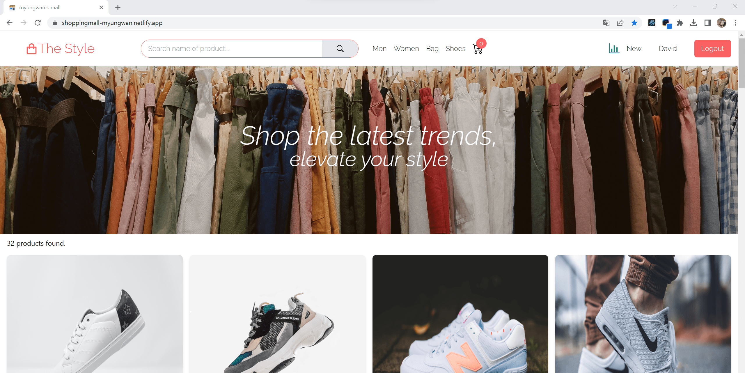GitHub - MyungWanPark/shopping-mall-frontend: Side Project - Shopping Mall (Front-end)