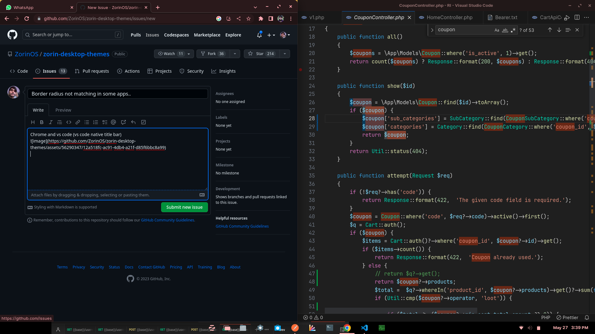 Border radius not matching in some apps.. · Issue #34 · ZorinOS/zorin-desktop-themes · GitHub