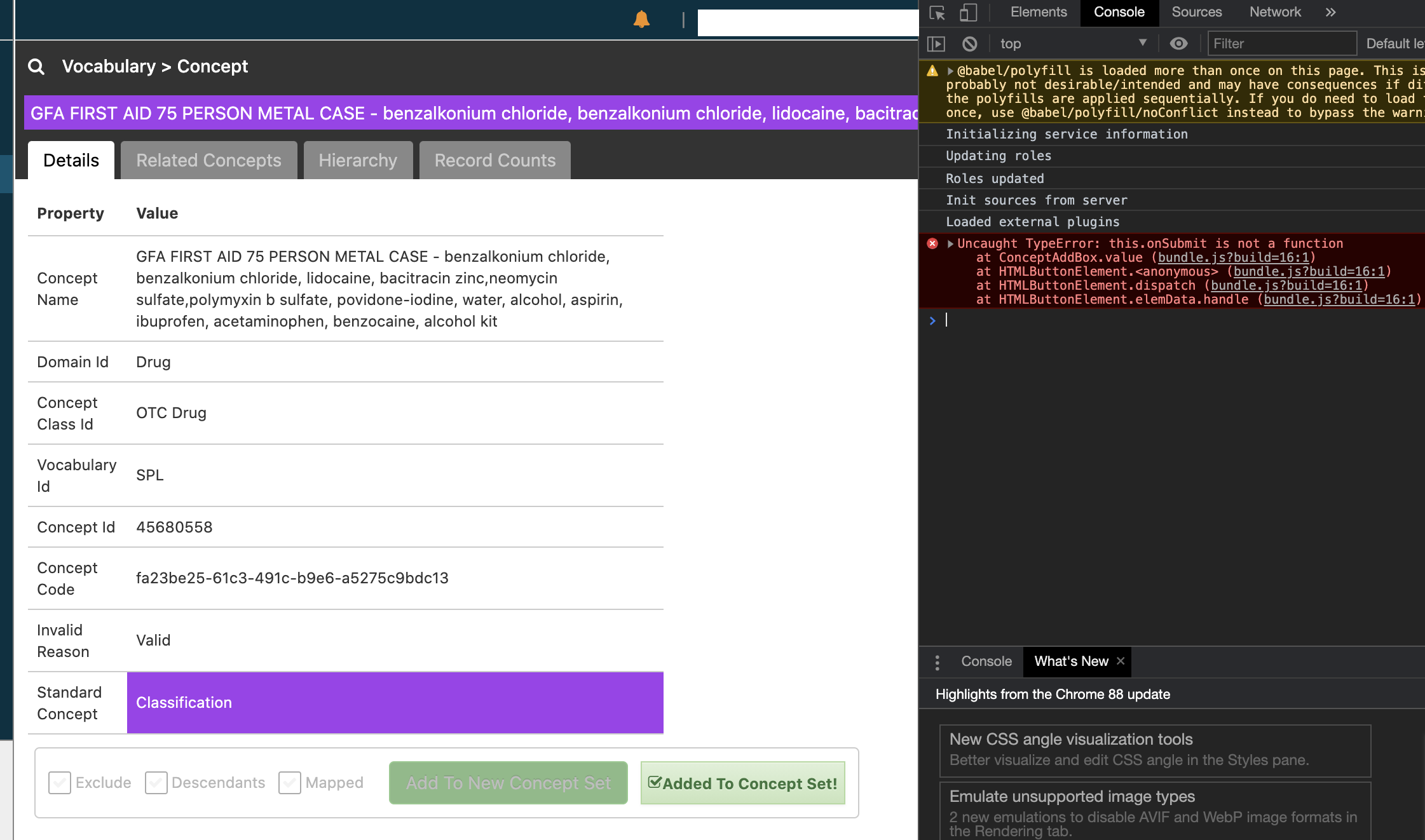 It Is not able to add a concept from the concept page · Issue #2456 · OHDSI/Atlas · GitHub