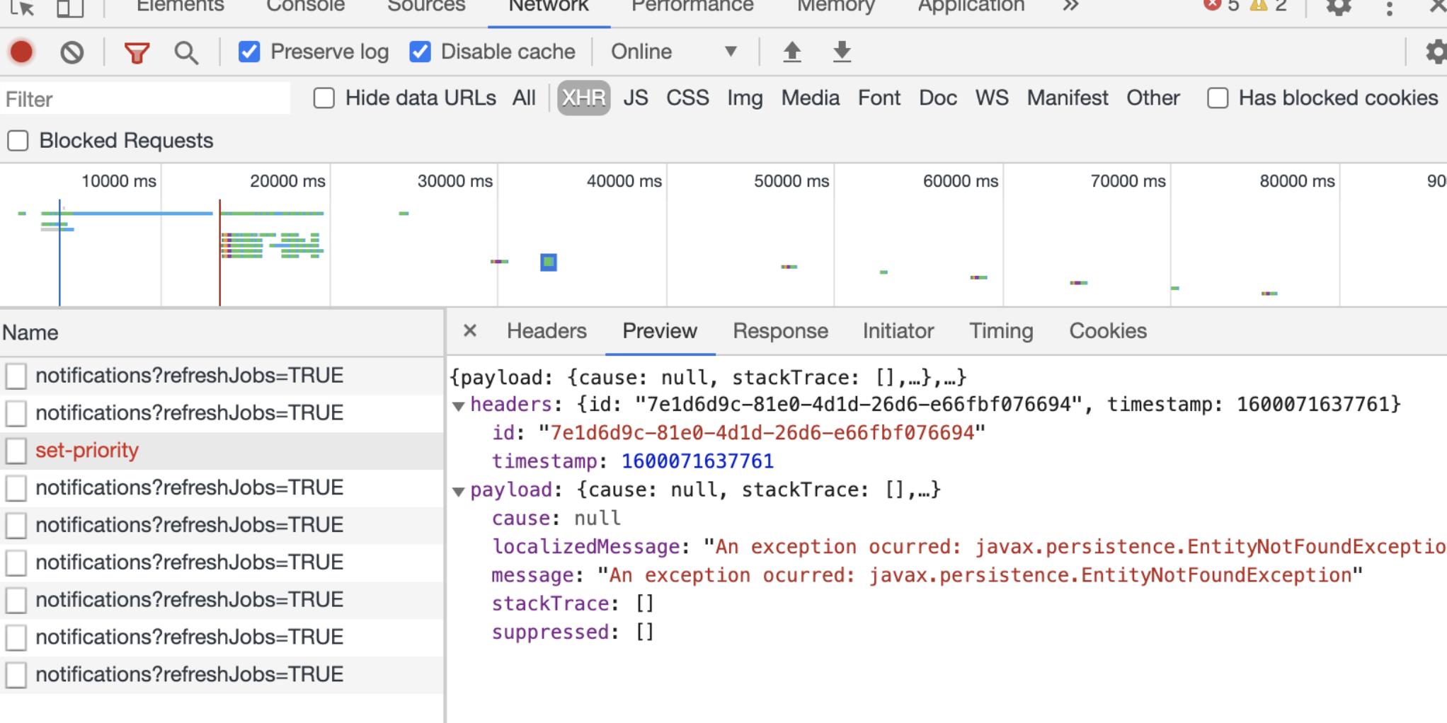 Failed to update priority source daimon if we have deleted data source with corresponding ...