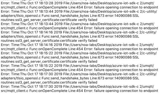 C Sdk Not Support In Ios Catalina · Issue 1260 · Azureazure Iot Sdk C · Github