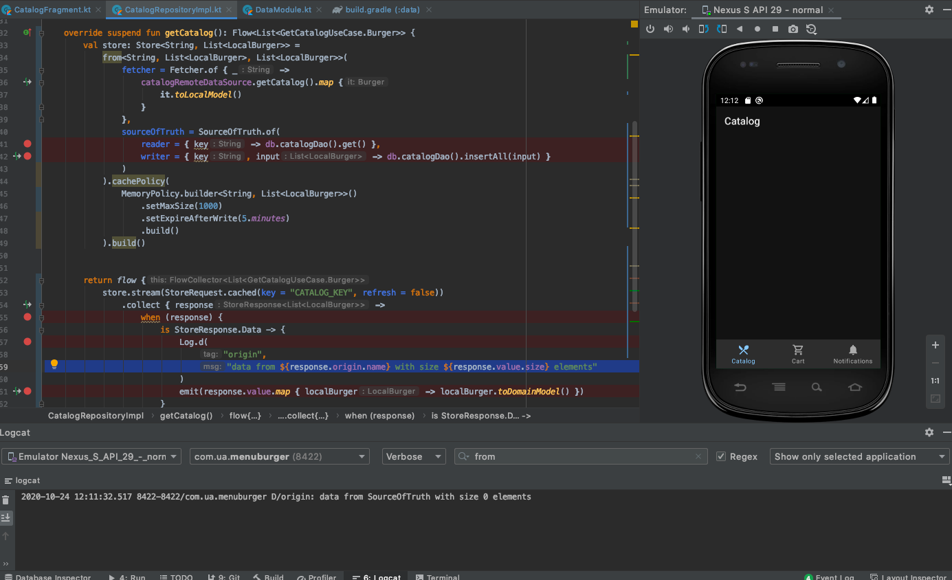 store.stream(StoreRequest.cached(key = key, refresh = false)) does not call the Fetcher when ...