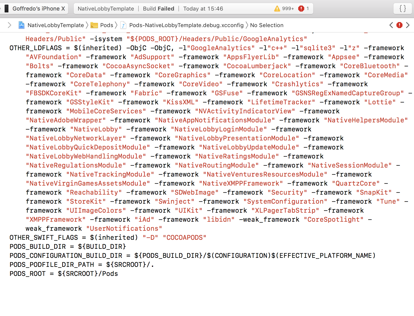Xcode 10 Beta 5 fails to compile with duplicate symbols · Issue #7965 · CocoaPods/CocoaPods · GitHub