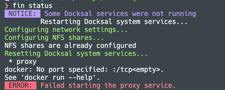Failed to start docksal project after upgrade docker: No port specified: :/tcp . · Issue #1661 ...