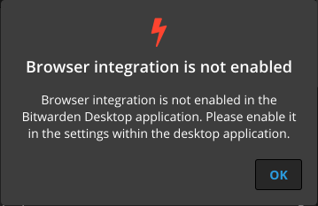 macOS 11.2.1 Intel: browser integration enabled in app but can't be enabled in browser · Issue ...