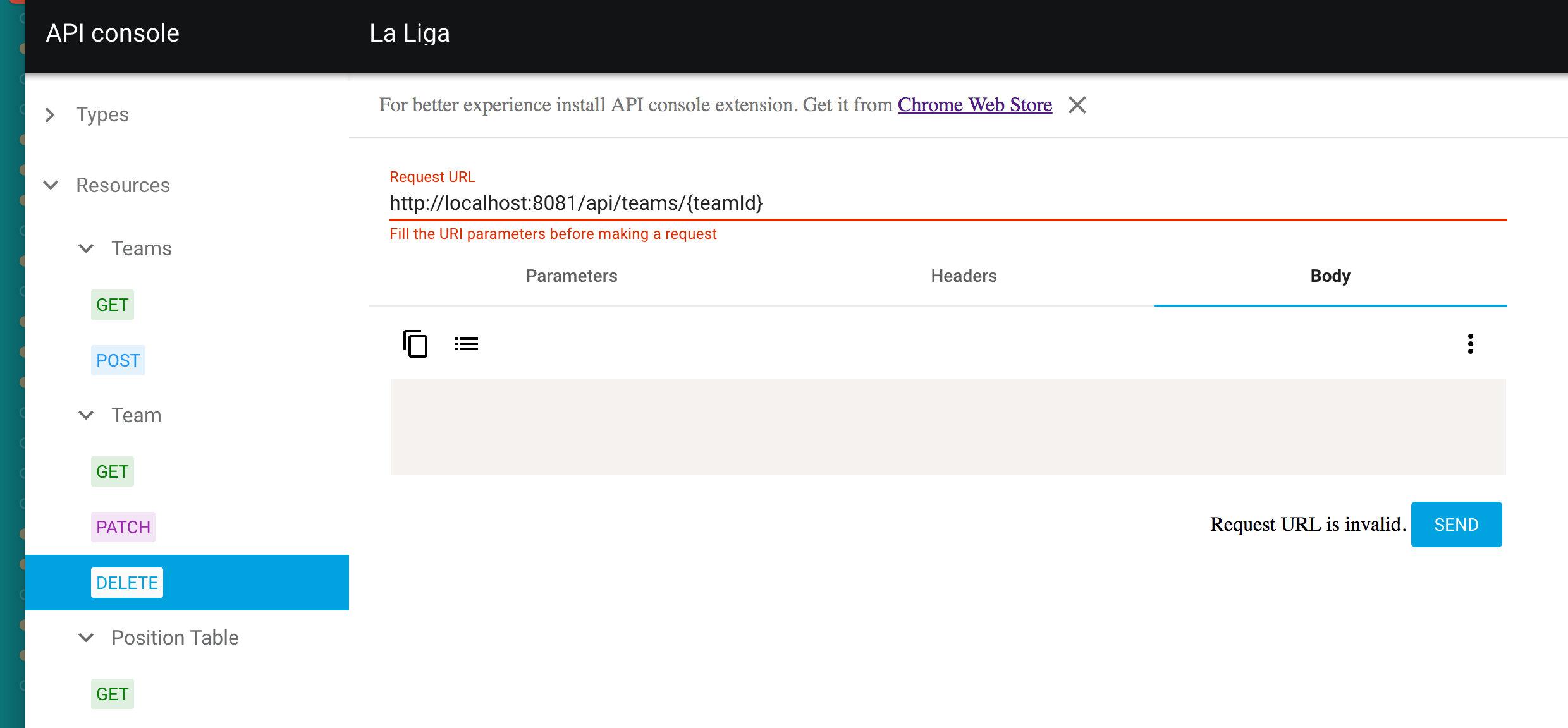 After a request, console does not clean · Issue #515 · mulesoft/api-console · GitHub