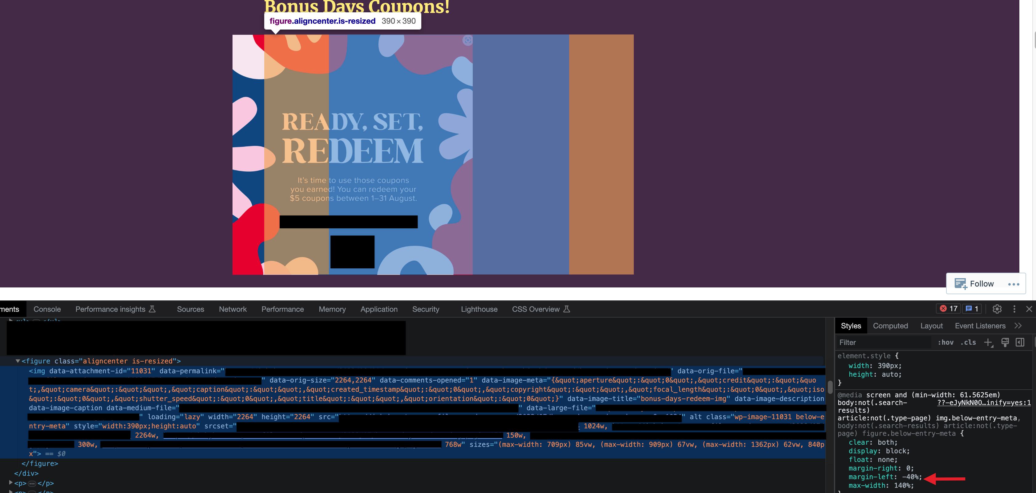 Twenty Sixteen: Some center-aligned images are not centered on live site · Issue #7336 ...