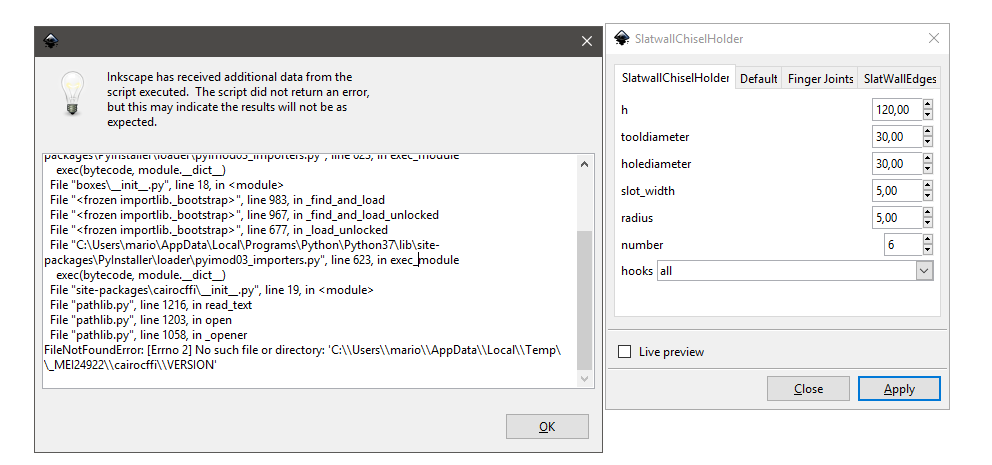 Great! · Issue #1 · deepinthewoods/Boxes.py-Windows-Binaries · GitHub