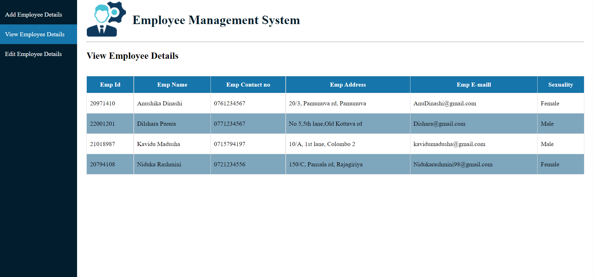 GitHub - kavimadusha/Employee-Management-System