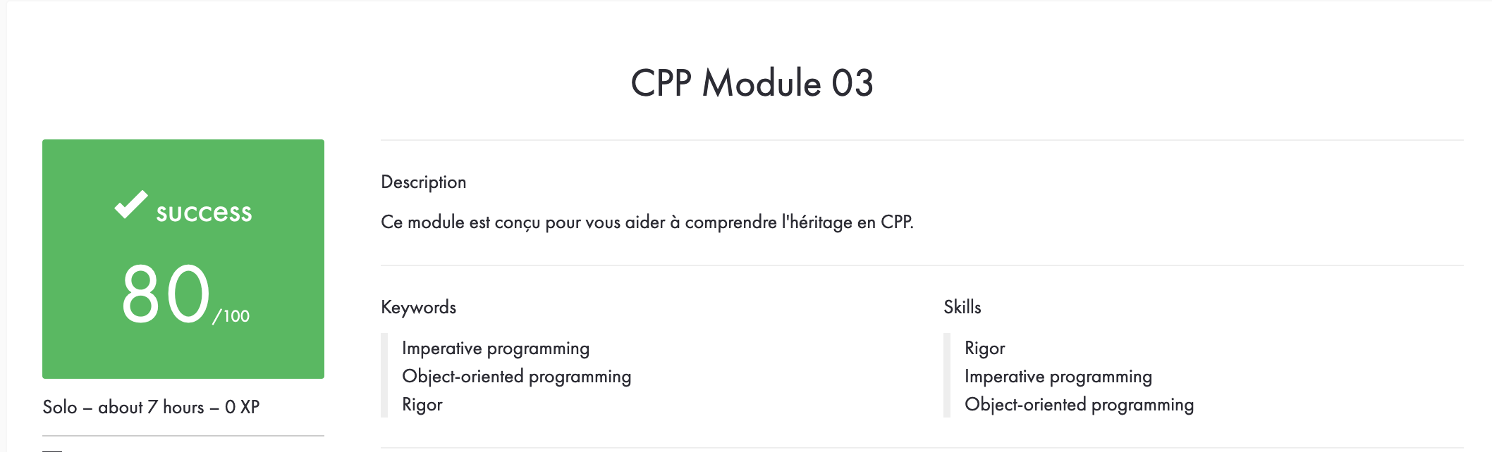 GitHub - Misterwayne/Piscine-CPP: Projets de 42 Paris sur les bases du CPP