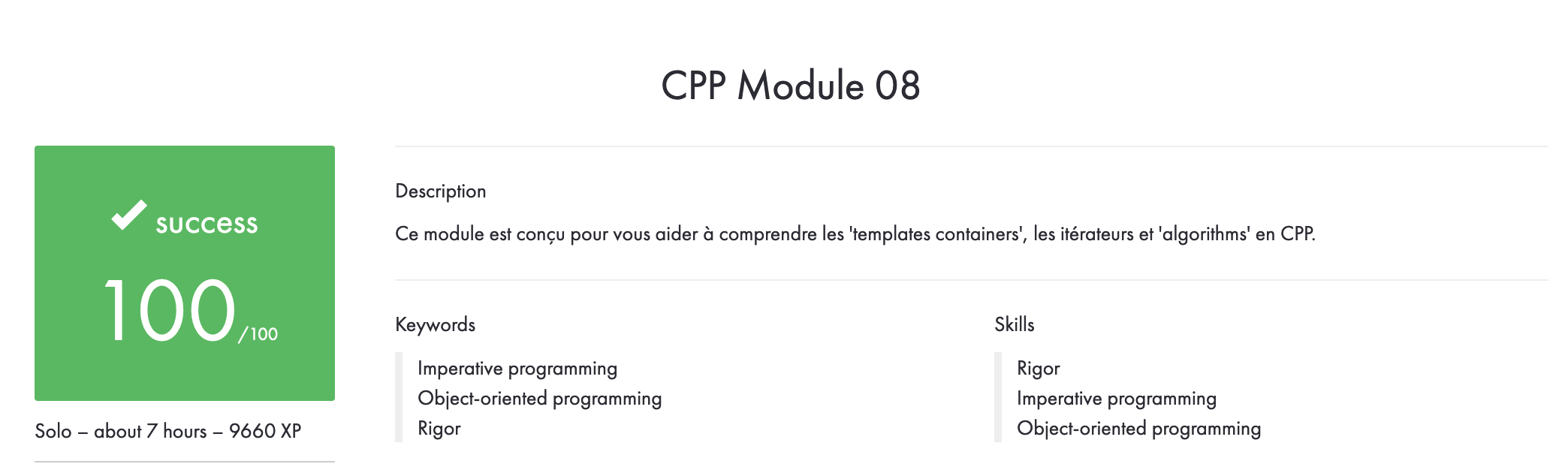 GitHub - Misterwayne/Piscine-CPP: Projets de 42 Paris sur les bases du CPP