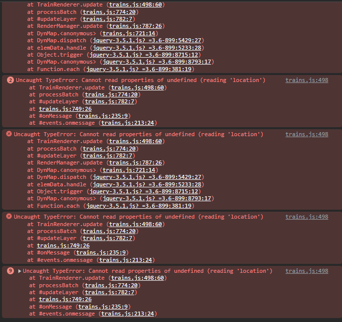 Rendering of train tracks fails to track map zoom properly with complex network. · Issue #2 ...