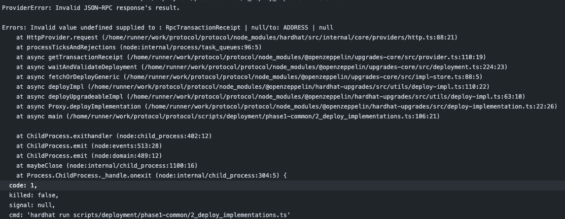 Error When Deploying An Existing Implementation Twice Hardhat · Issue 877 · Openzeppelin 1631