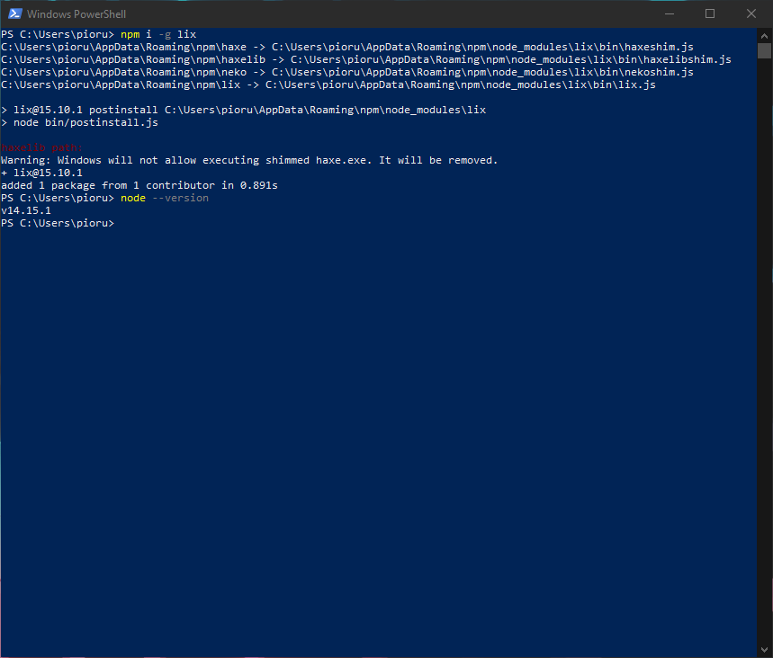 Haxelib Error After Installing Via Lix · Issue 9965 · Haxefoundation Haxe · Github