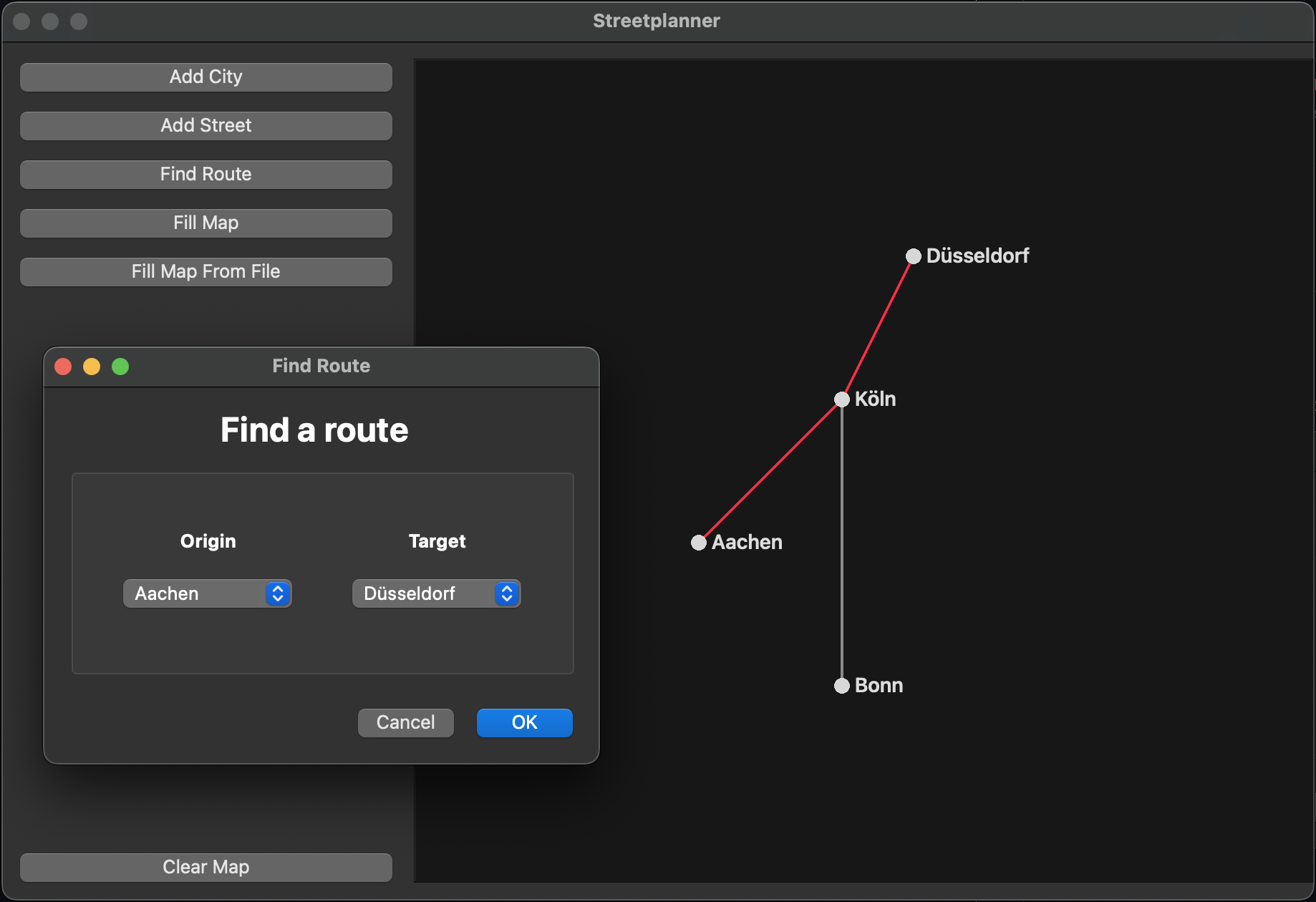 GitHub - KnechtNoobrecht/streetplanner: RWTH Praktikum Informatik 1