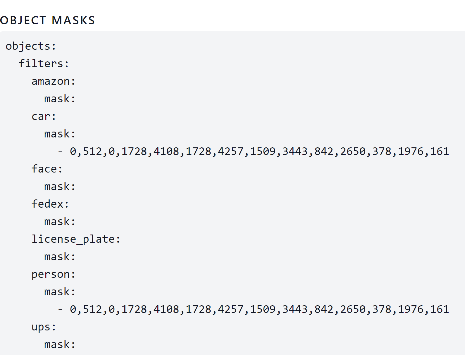 Motion/Object Mask not working · Issue #8719 · blakeblackshear/frigate · GitHub