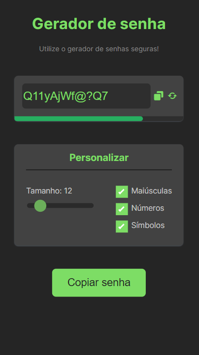 GitHub - JoaoClemer/password-generator: Desenvolvi um gerador de senhas seguras usando HTML, CSS ...
