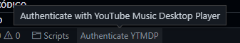 YTMDesktop Auth Code · Issue #135 · sedders123/vscode-ytmusic · GitHub