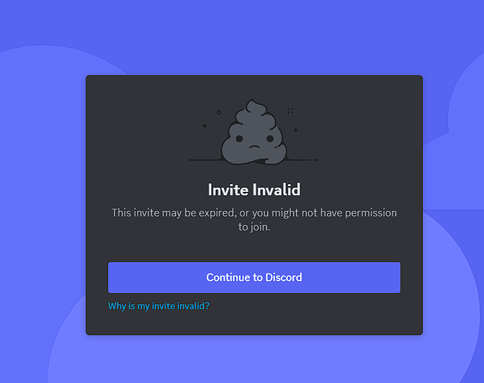 Discord Server Invite Link no longer working · Issue #239 ...