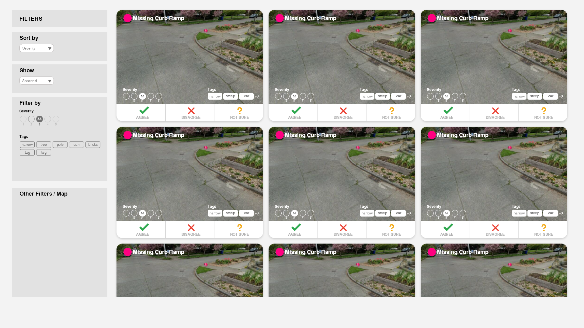 Add expandable modal for cards on click · Issue #2532 · ProjectSidewalk ...