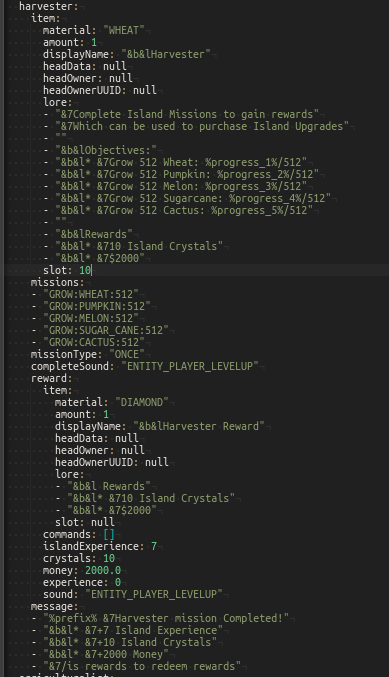 Slot: # for Quests Doesn't work · Issue #643 · Iridium-Development/IridiumSkyblock · GitHub