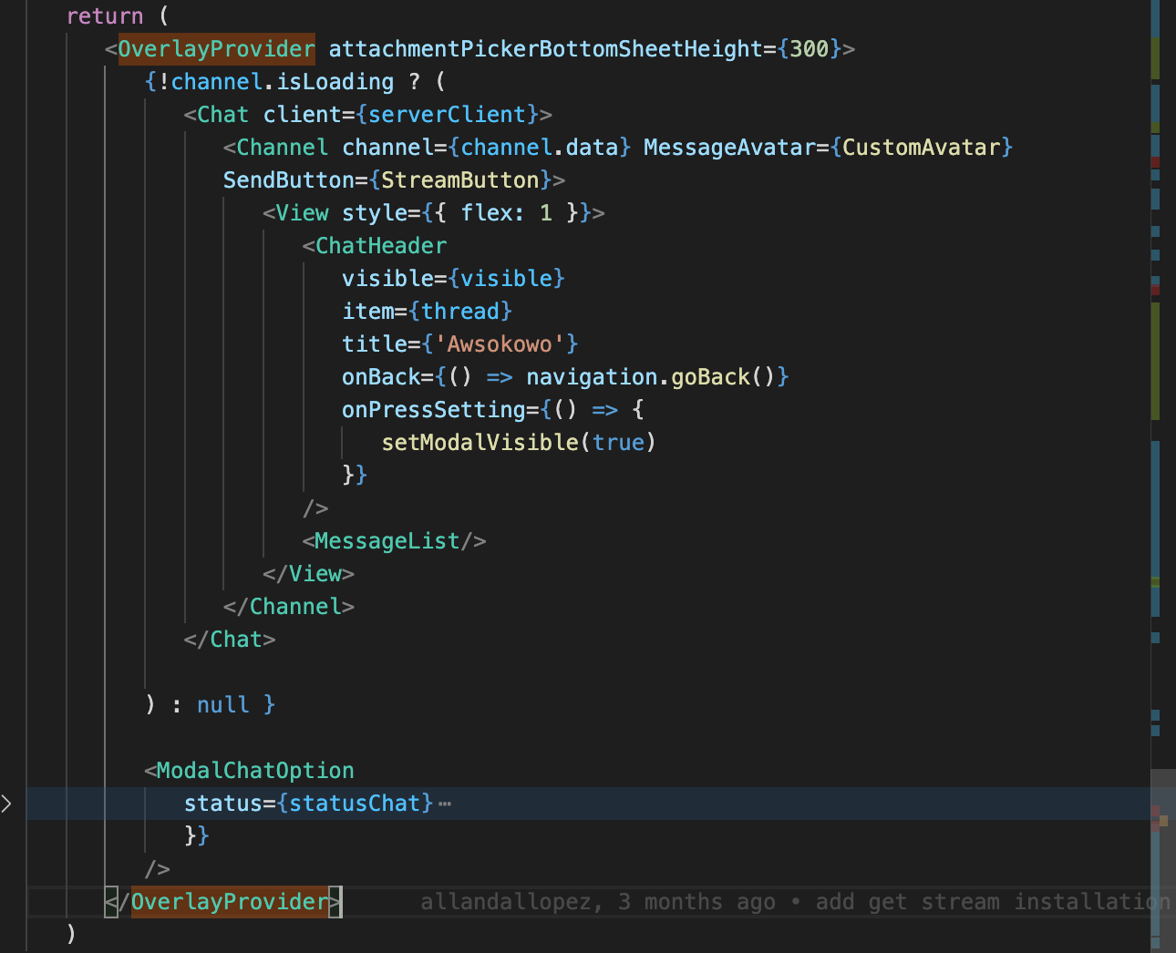 Navigation Goback Not Working When Using Overlayprovider · Issue 1131 · Getstreamstream Chat