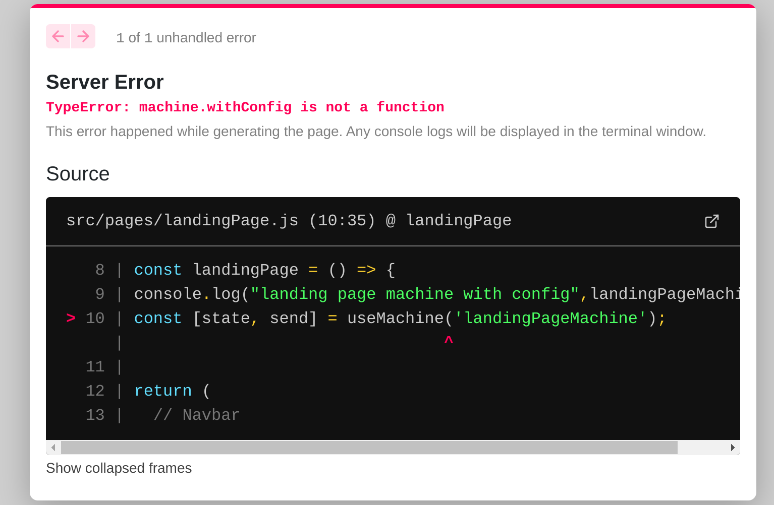 Bug: Inappropriate error message · Issue #3865 · statelyai/xstate · GitHub