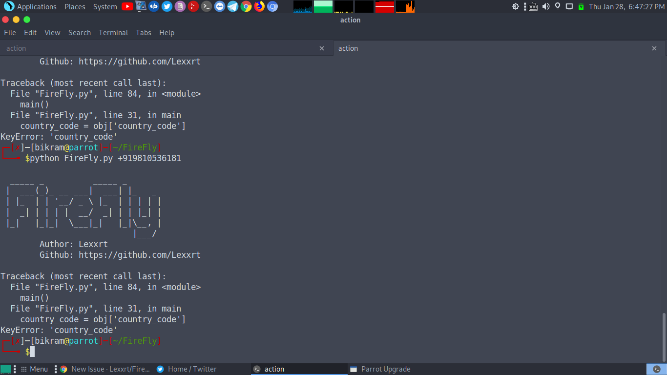 Traceback (most recent call last): · Issue #1 · Lexxrt/FireFly · GitHub