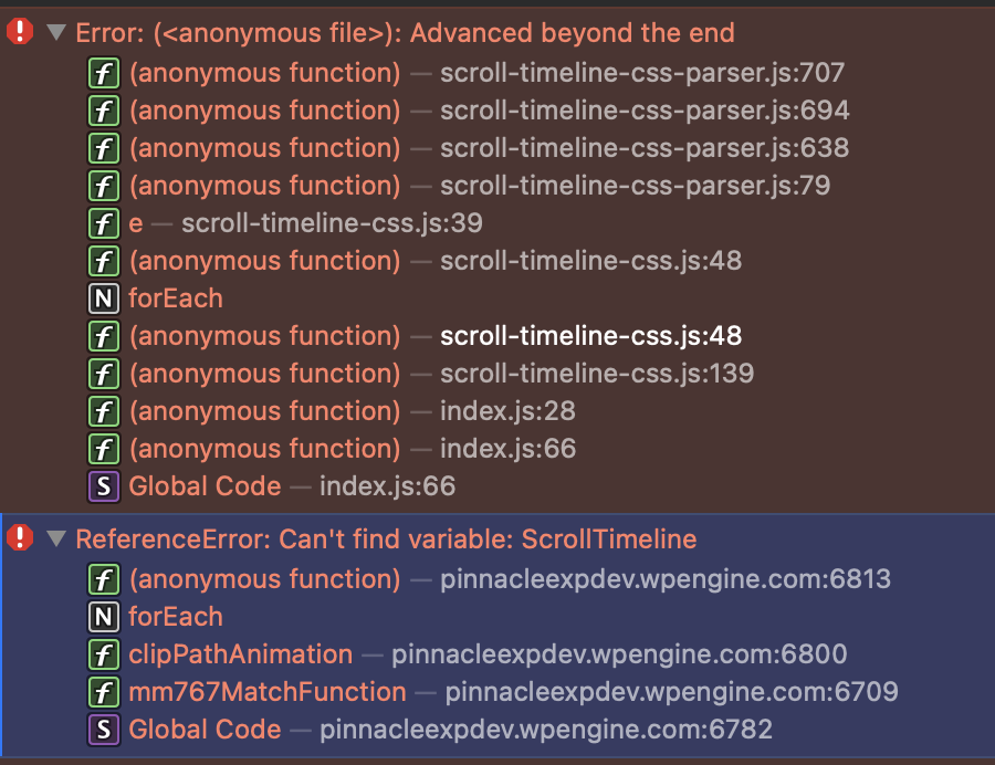 Scrolltimeline Offsets Are No Longer Respected After Last Update · Issue 64 · Flackrscroll