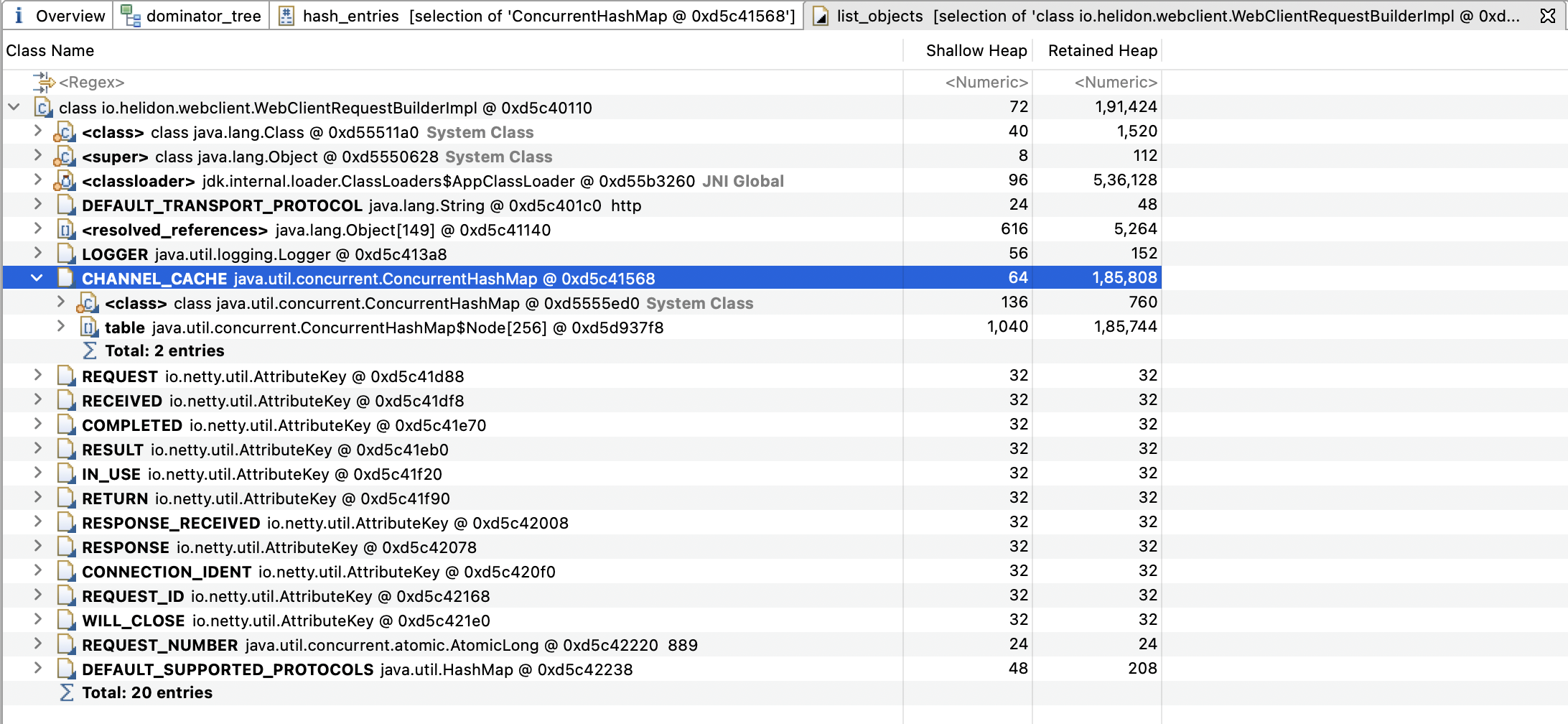 Memory Leak Observed While Using Helidon Connector In Async Mode · Issue 7821 · Helidon Io 